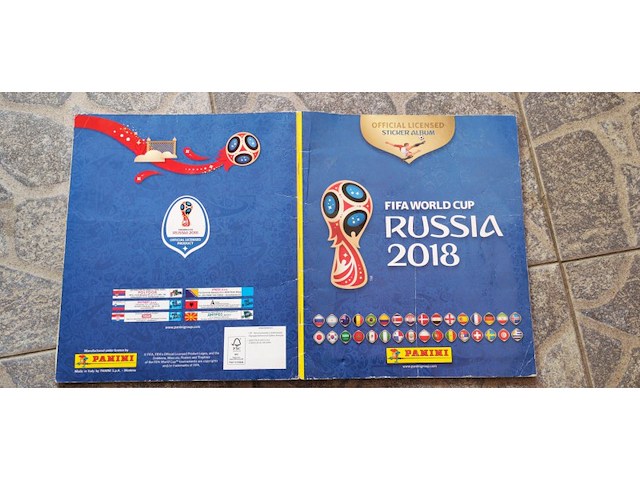 Album Fifa 2018 Russia Panini pun