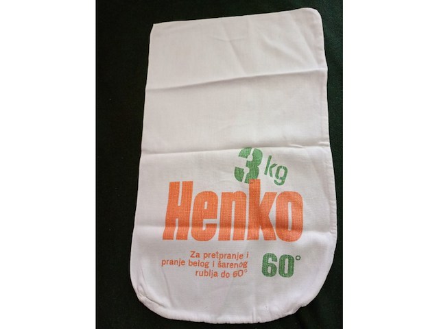 Vrećica od praška Henko 3kg 60