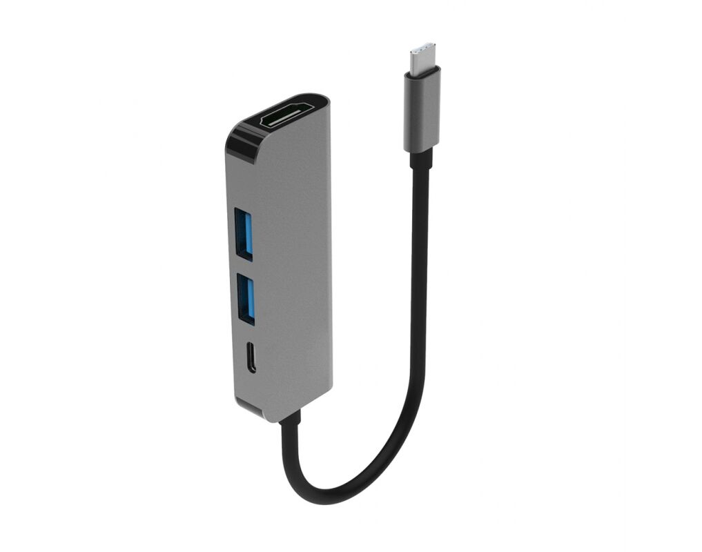 Adapter Type C na HDMI 2xUSB 3.0 type C 4u1