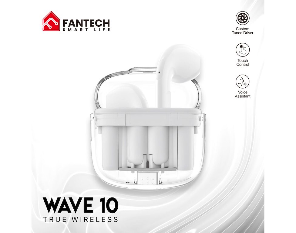 Bluetooth slusalice Fantech Wave 10 bele