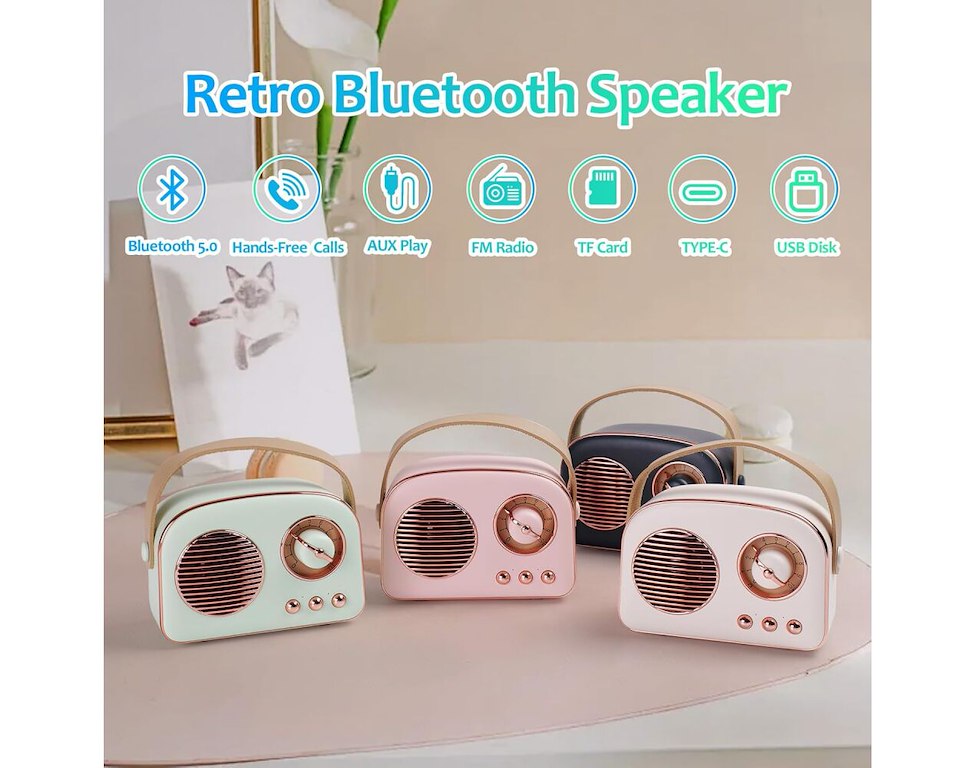 Bluetooth zvucnik T20 tamno zeleni