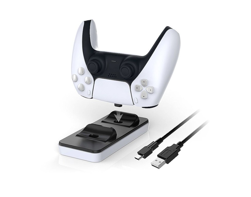 Dobe TP5-0505 stalak-punjac - dva gamepada PS5 bel1