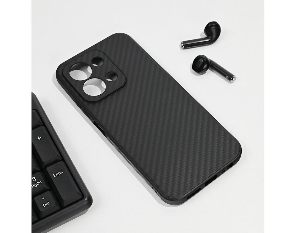 Futrola Carbon fiber - Xiaomi Redmi 15C 4G EU 173mm crna