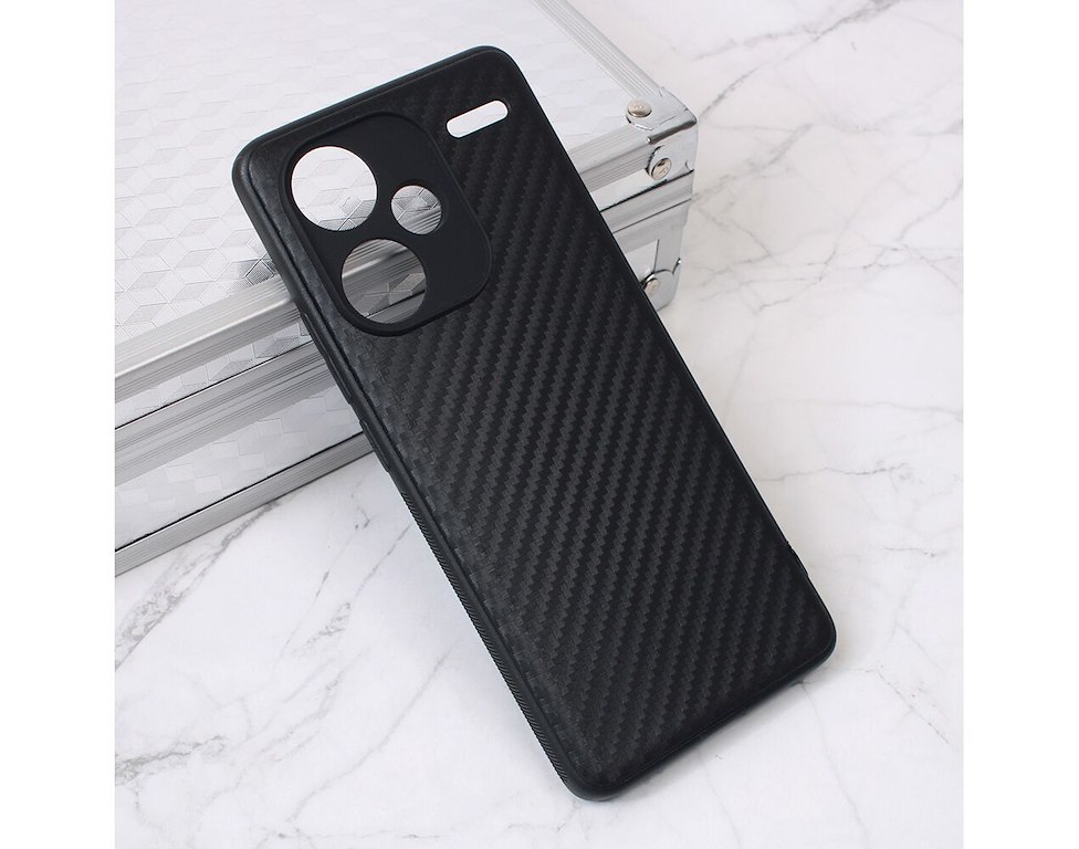 Futrola Carbon fiber - Xiaomi Redmi Note 13 Pro Plus crna