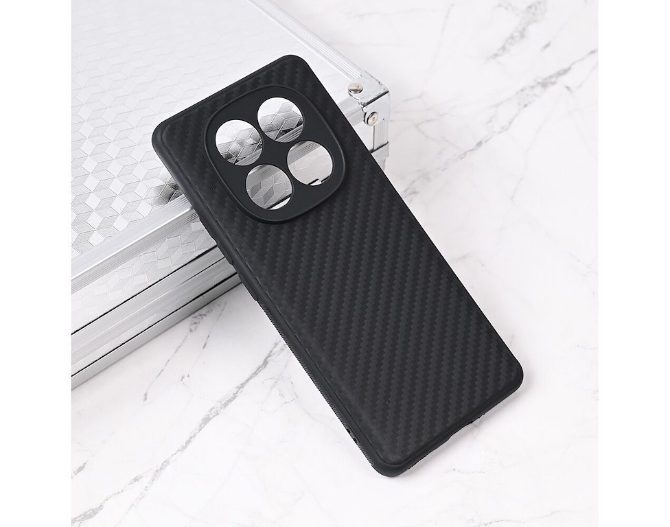 Futrola Carbon fiber - Xiaomi Redmi Note 14 Pro 5G (EU) crna