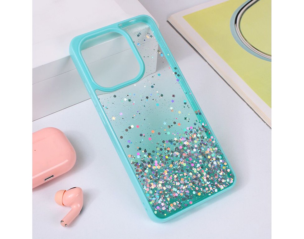 Futrola Frame Glitter - Xiaomi Redmi Note 13 4G mint