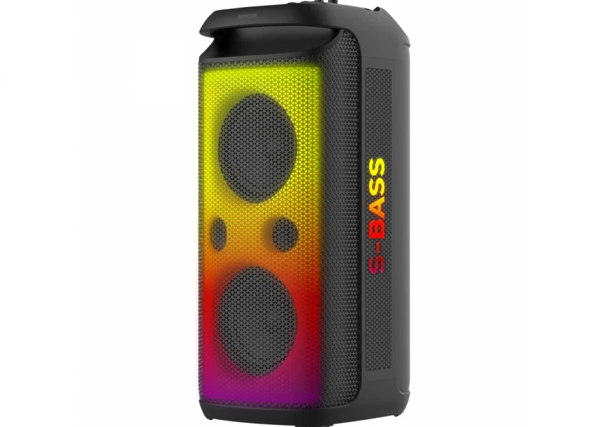 Karaoke zvučnik Sencor Partycone Core 140W/TWS/IPX4/bežični mikrofon/FM/SD/2xUSB/12000mAh li-Ion