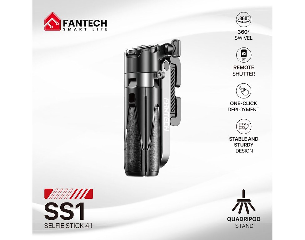 Selfie stick Fantech SS141 selfi stap crni