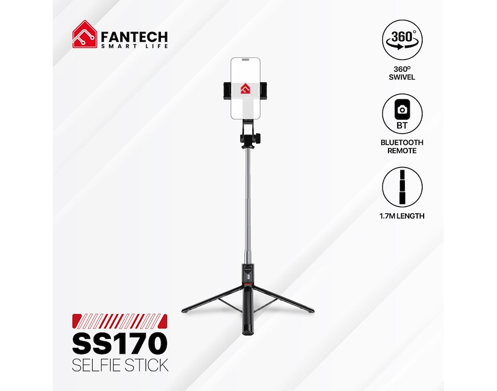 Selfie stick Fantech SS170 selfi stap crni
