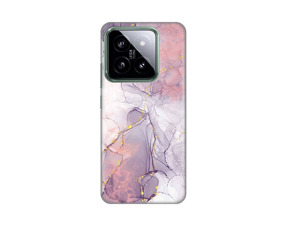 Silikonska futrola PRINT - Xiaomi 14 Pink Marble