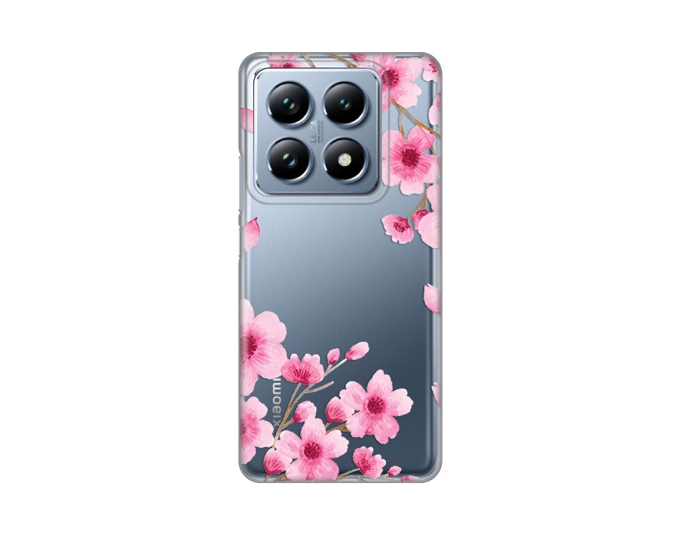 Silikonska futrola PRINT Skin - Xiaomi 14T Pro Rose Flowers