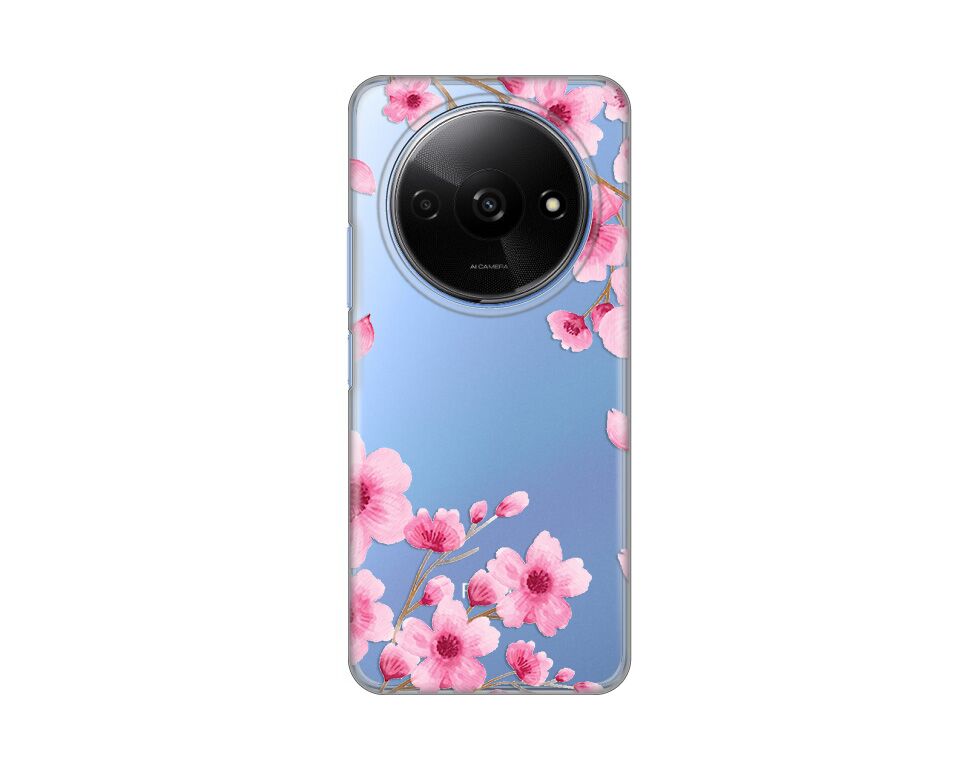 Silikonska futrola PRINT Skin - Xiaomi Redmi A3 Rose Flowers