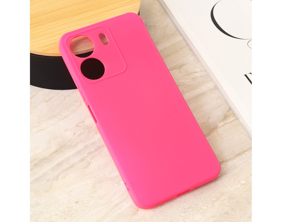 Silikonska futrola Teracell Giulietta - Xiaomi Redmi 13C mat pink