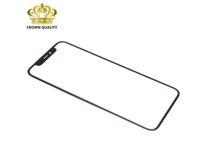Staklo touchscreen-a - Iphone XS + OCA stiker (Crown Quality) black (crni) (MS)