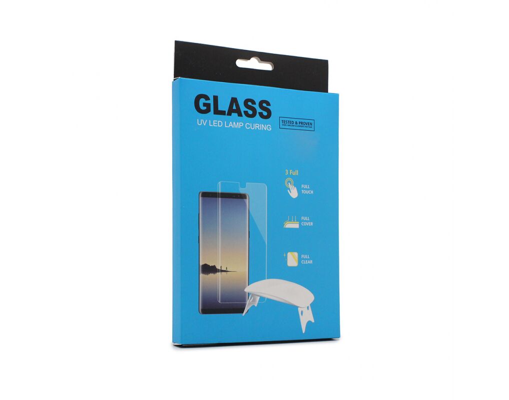 Zastitno Staklo Tempered glass UV Plus Glue Full Cover + Lampa - Huawei P30