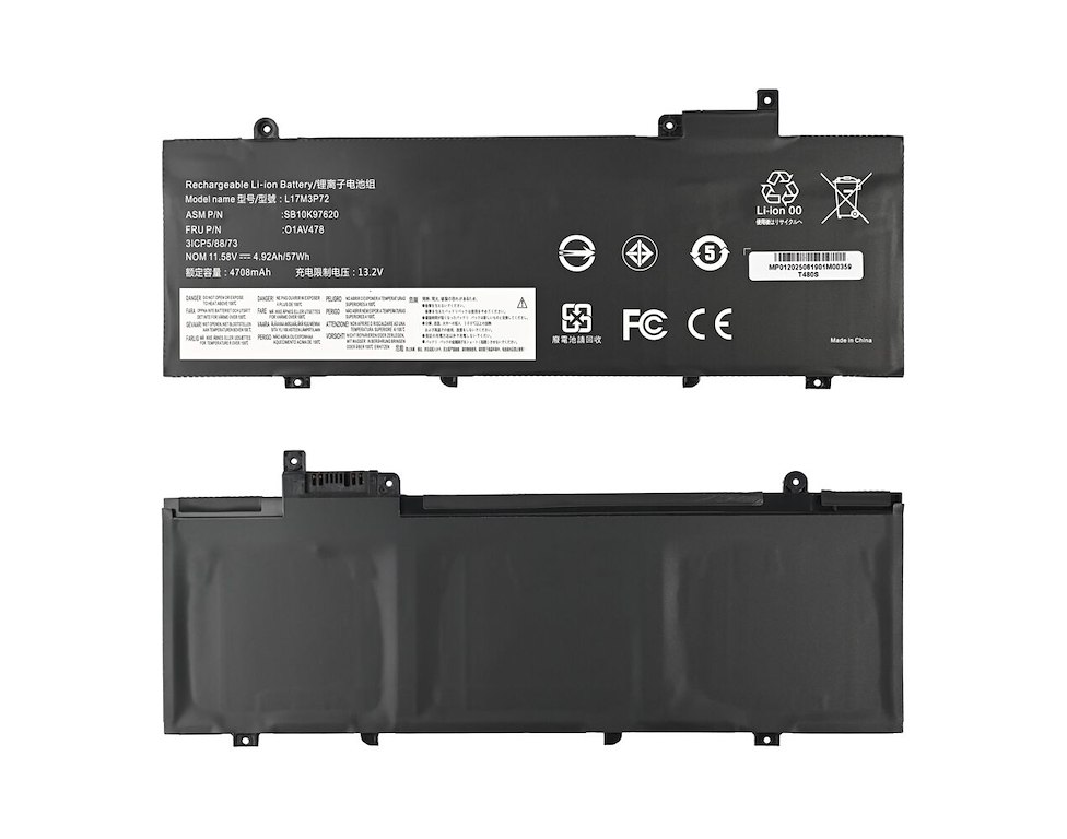 Baterija - laptop Lenovo T480s HQ2200 B