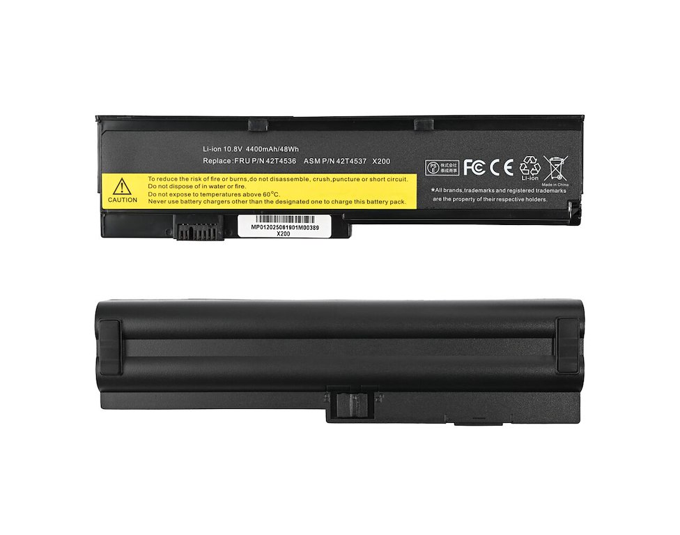 Baterija - laptop Lenovo X200 10.8 4400mAh HQ2200 B