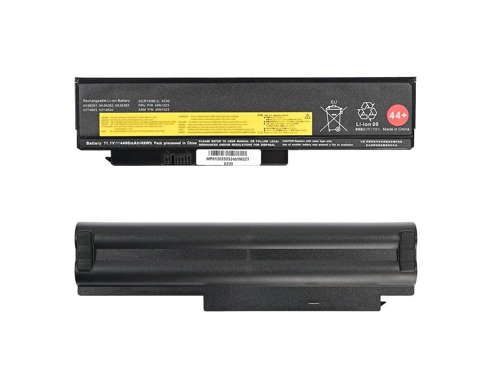 Baterija - laptop Lenovo X220 X230 11.1V 4400mAh 49Wh HQ2200 B
