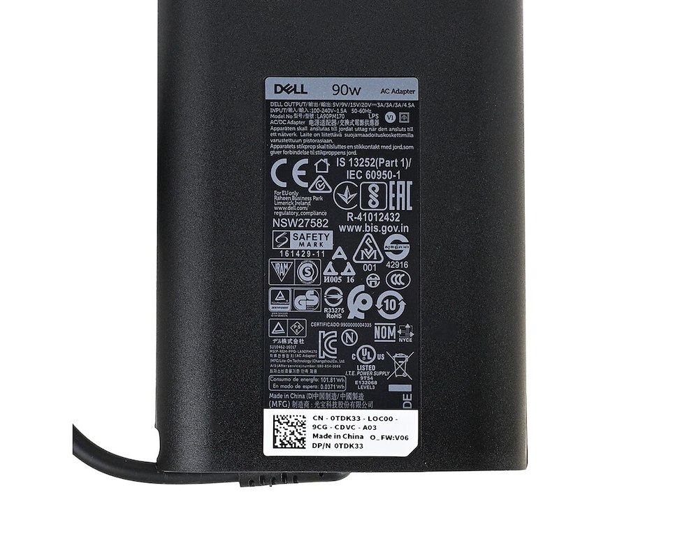 Punjac - laptop Dell Type C 20V 4.5A 90W HQ JC
