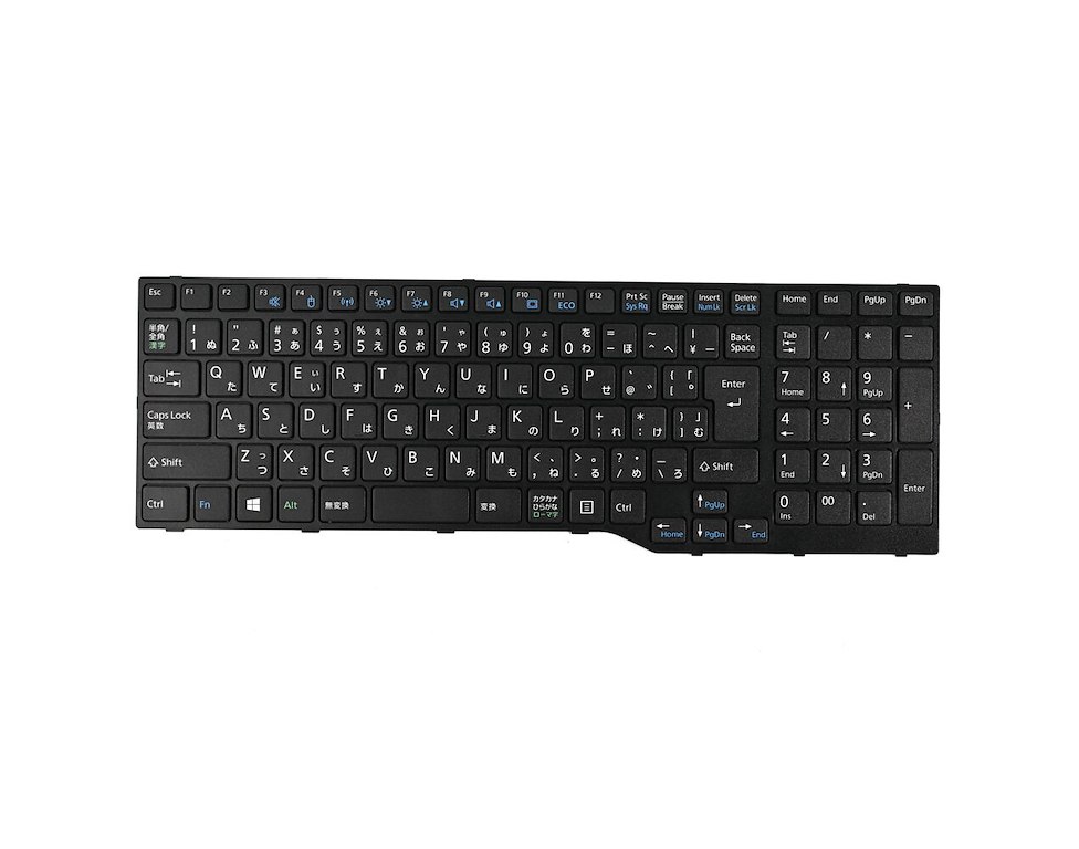 Tastatura - laptop Fujitsu AH544 AH564 AH574 AH53M AH42 AH555 srebrni frame sa misem