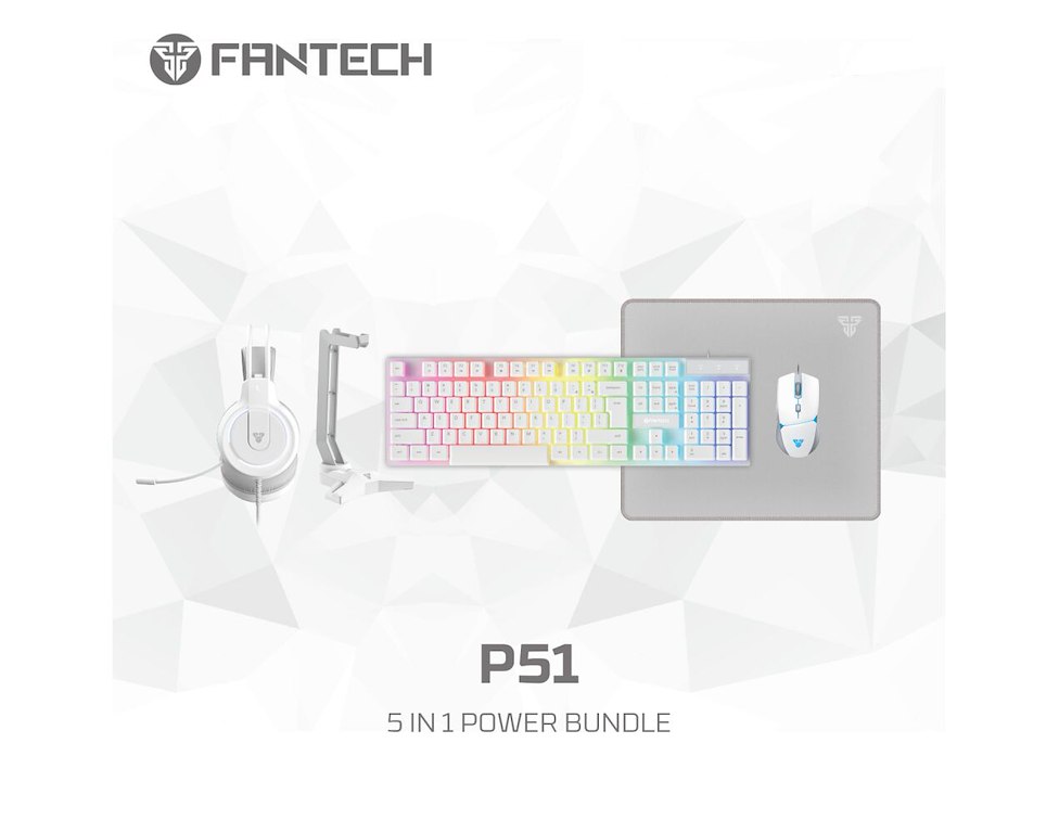 Combo set Gaming Fantech P51 Power 5u1 Space Edition