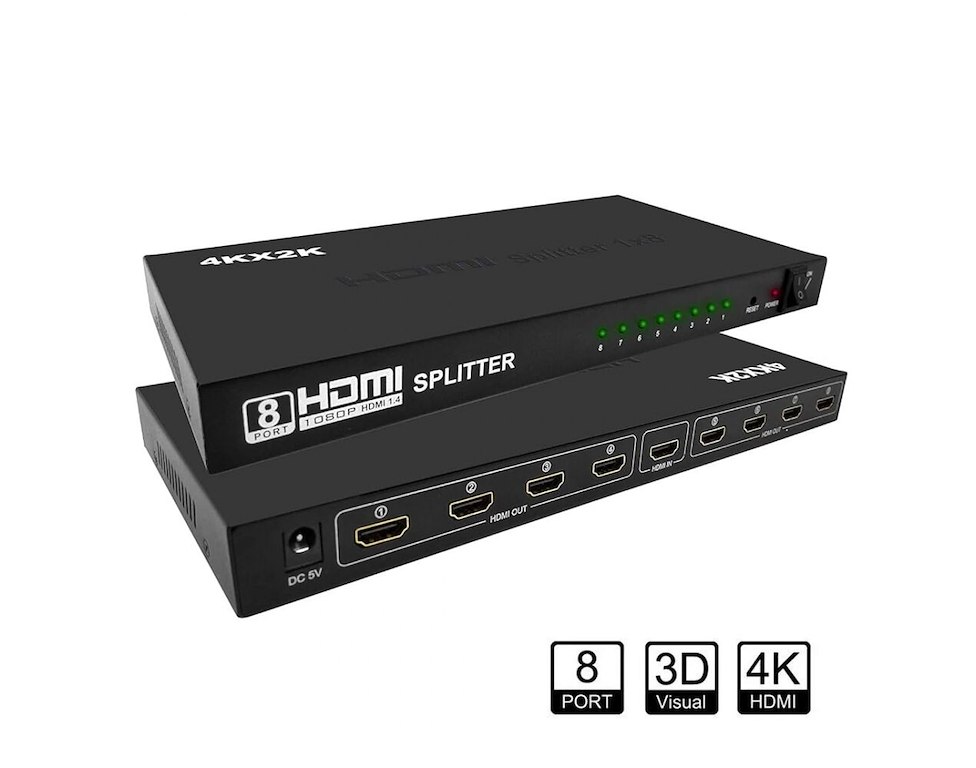 HDMI Switch 8 porta JWD-H8