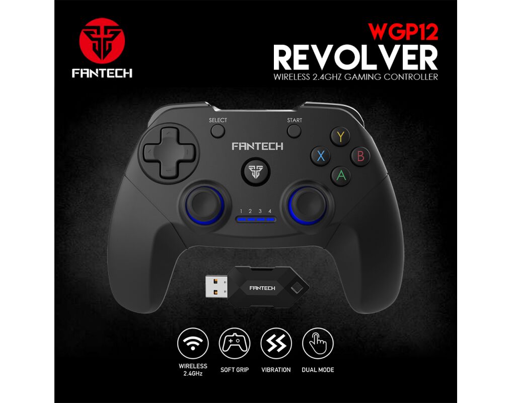 Joypad wireless Fantech WGP12 Revolver crni