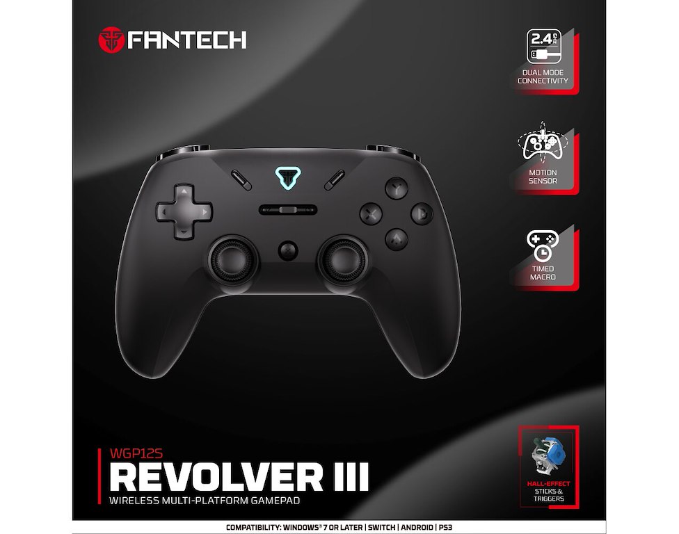 Joypad wireless Fantech WGP12S Revolver III crni
