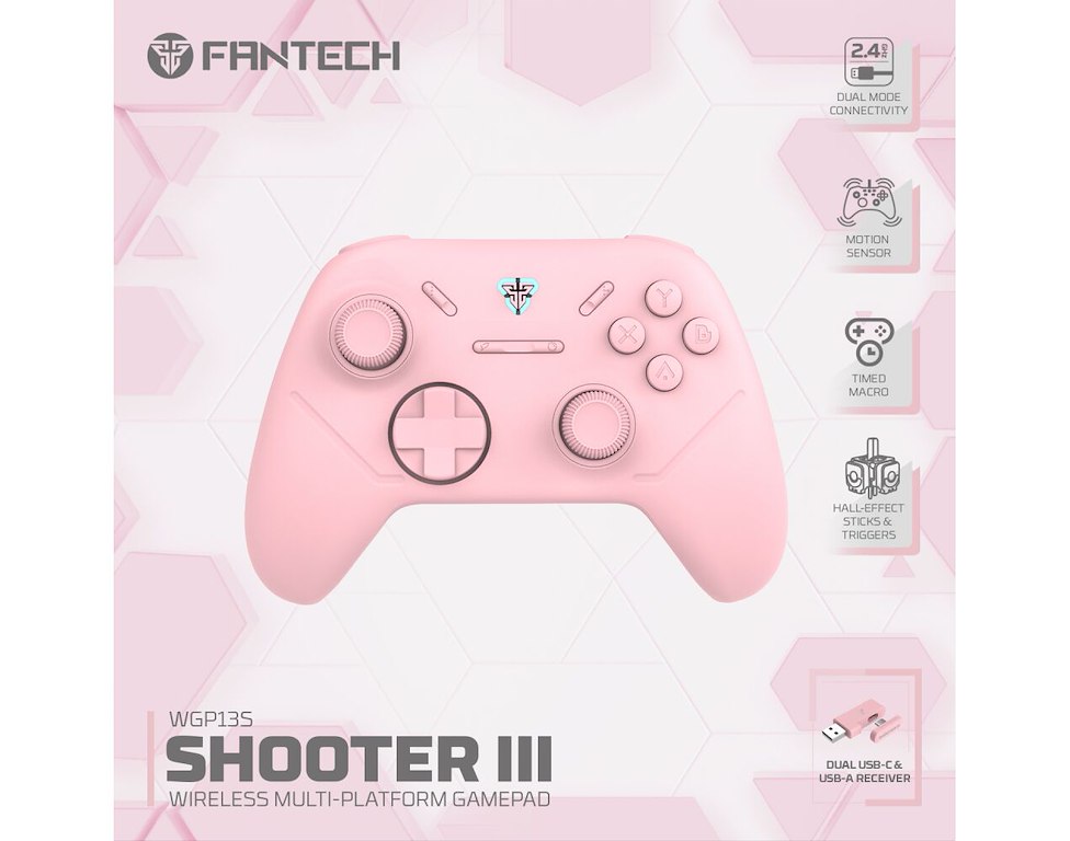 Joypad wireless Fantech WGP13S Revolver III Sakura