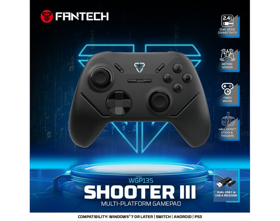 Joypad wireless Fantech WGP13S Shooter III crni