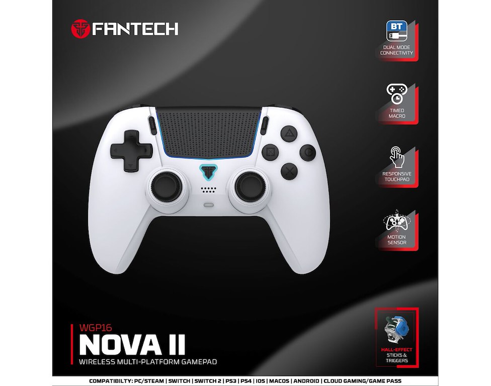 Joypad wireless Fantech WGP16 Nova II beli