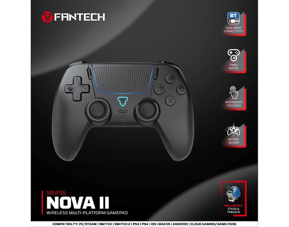 Joypad wireless Fantech WGP16 Nova II crni