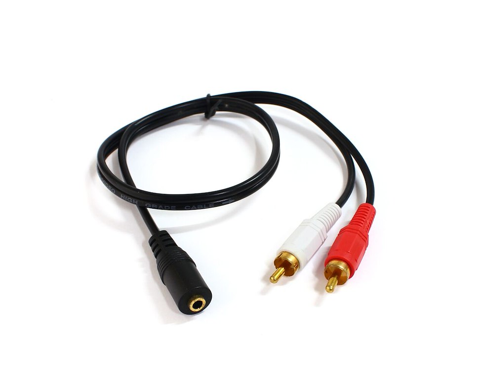 Kabl 2 RCA M na 3.5mm stereo 2