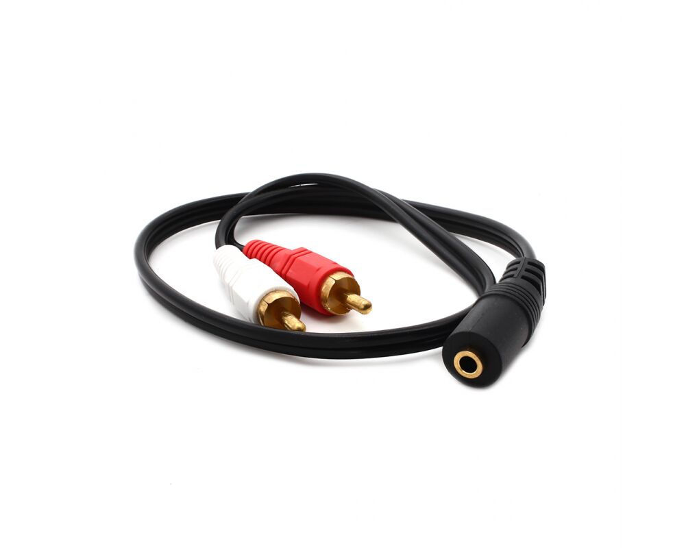 Kabl 2 RCA M na 3.5mm stereo Z JWD-AUDIO7 0.3m