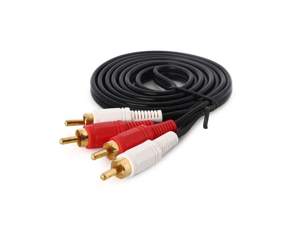 Kabl 2 RCA na 2 RCA bakarni JWD-VIDEO3 1.5m