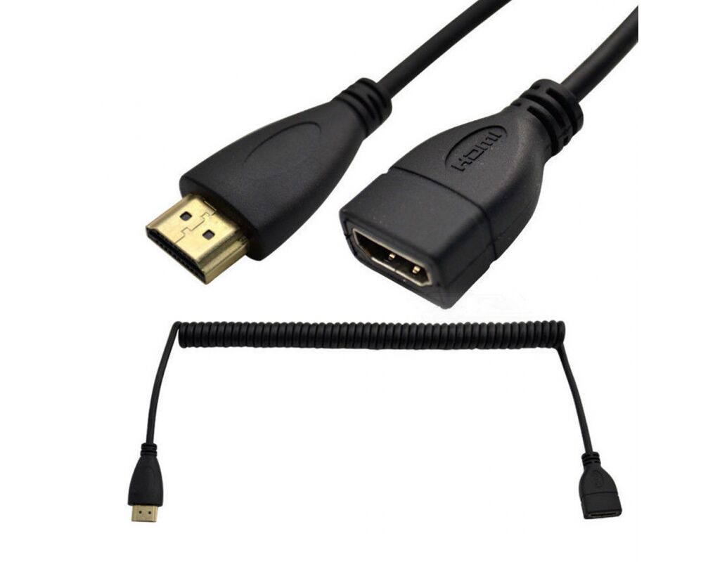 Kabl HDMI produzni M na Z spiralni 1.5m JWD-HDMI12