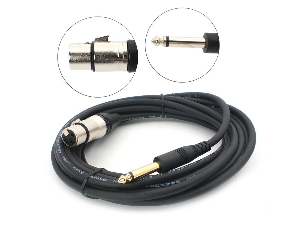 Mikrofonski kabl XLR na 6.3mm JWD-AU20 5m