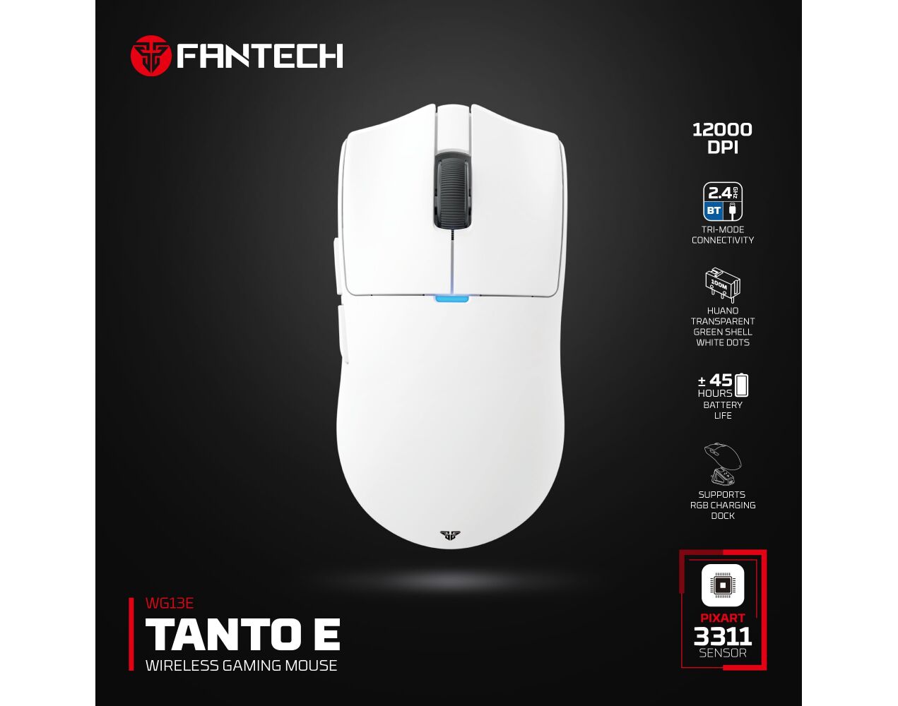 Mis Wireless Gaming Fantech WG13E Tanto E Space Edition