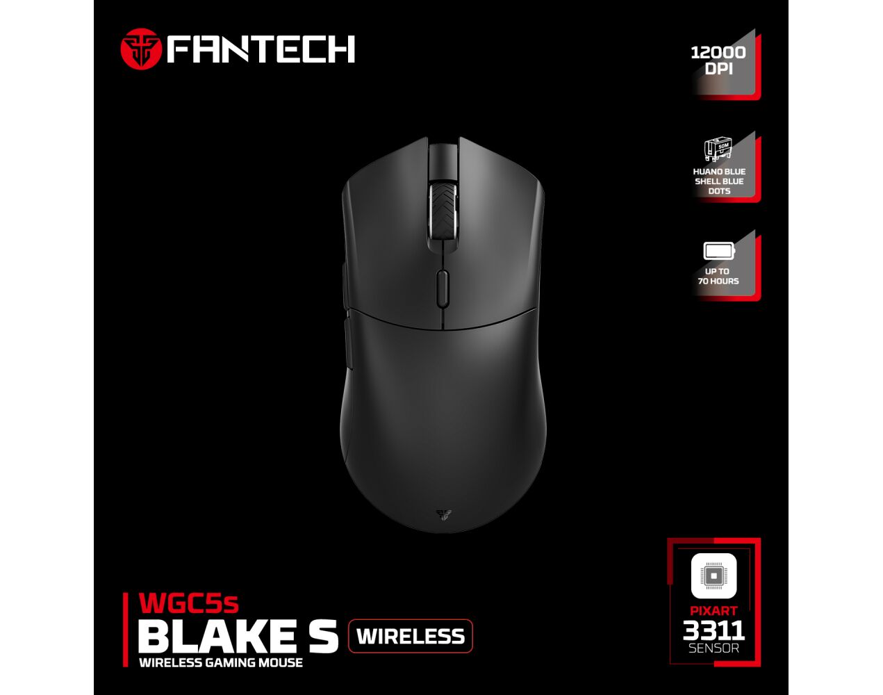 Mis Wireless Gaming Fantech WGC5S blake crni