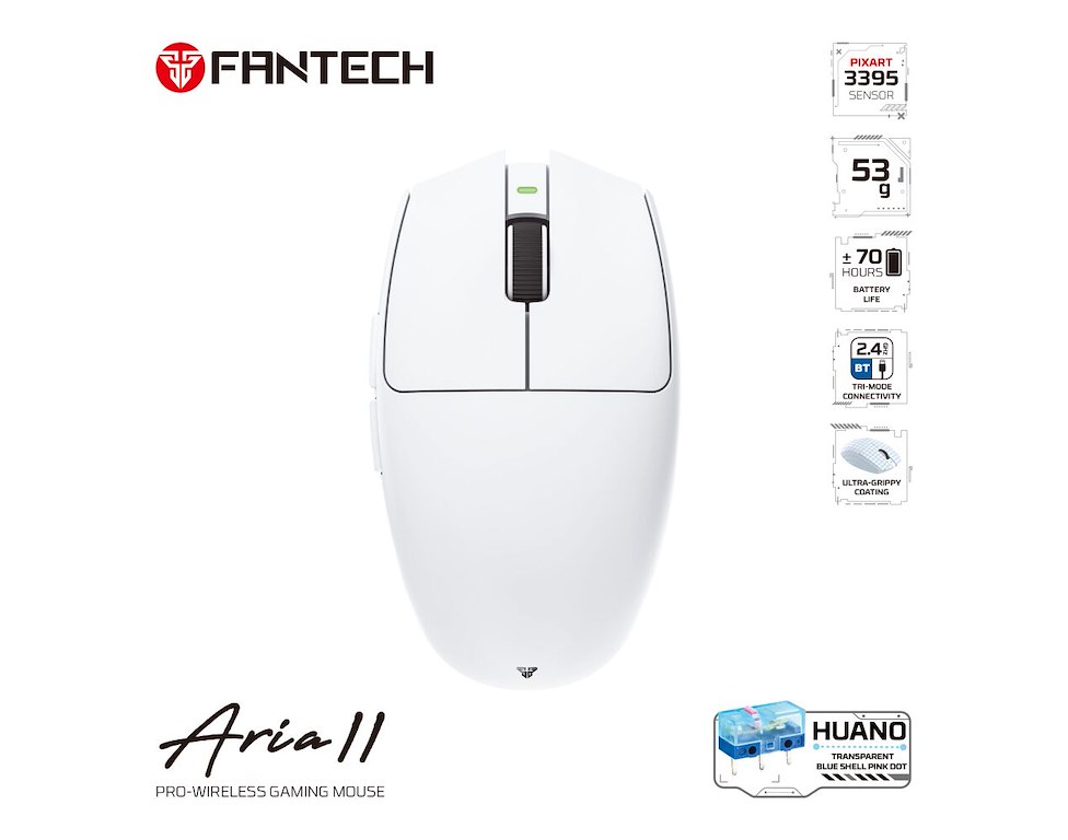 Mis Wireless Gaming Fantech XD7V2 Aria II beli