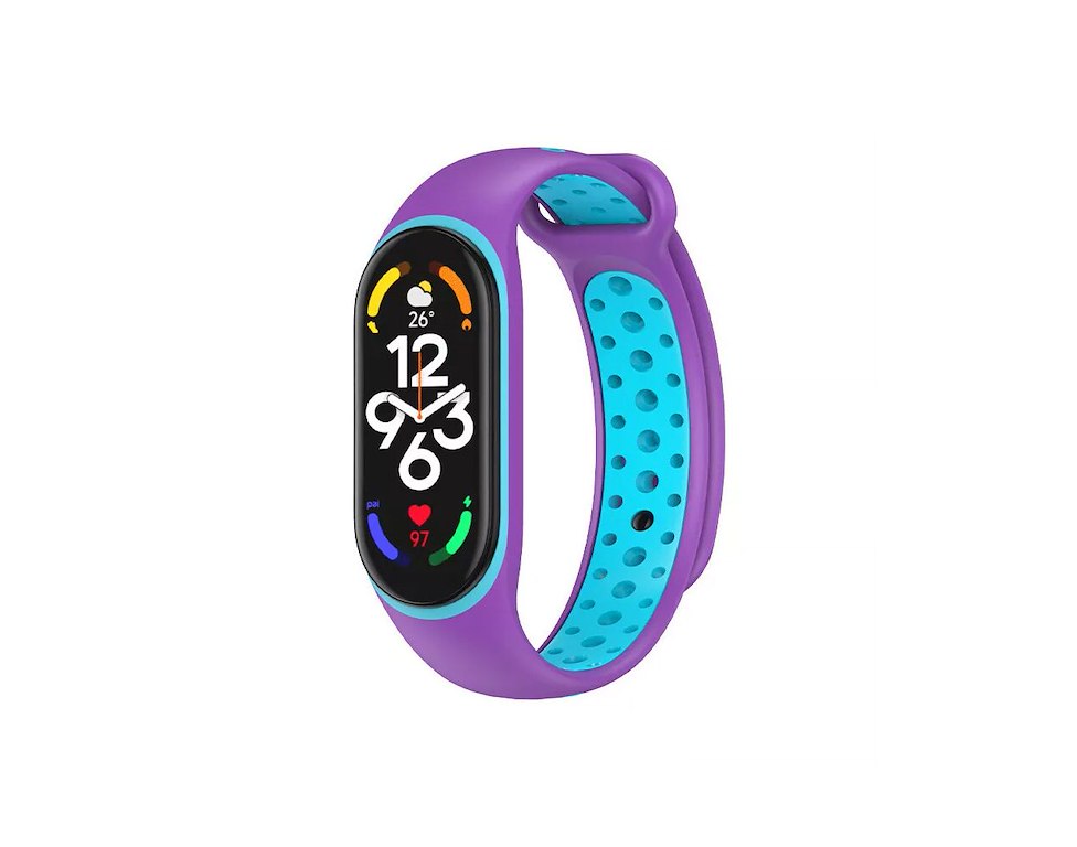 Narukvica - smart watch Xiaomi Mi Band M7 ljubicasto plava