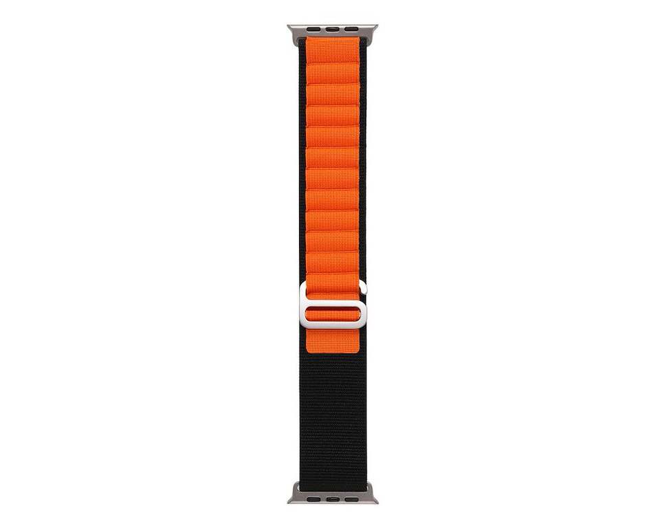 Narukvica Moye Smart Watch Alpine Loop Strap 44/45/49mm black (crni) With Orange