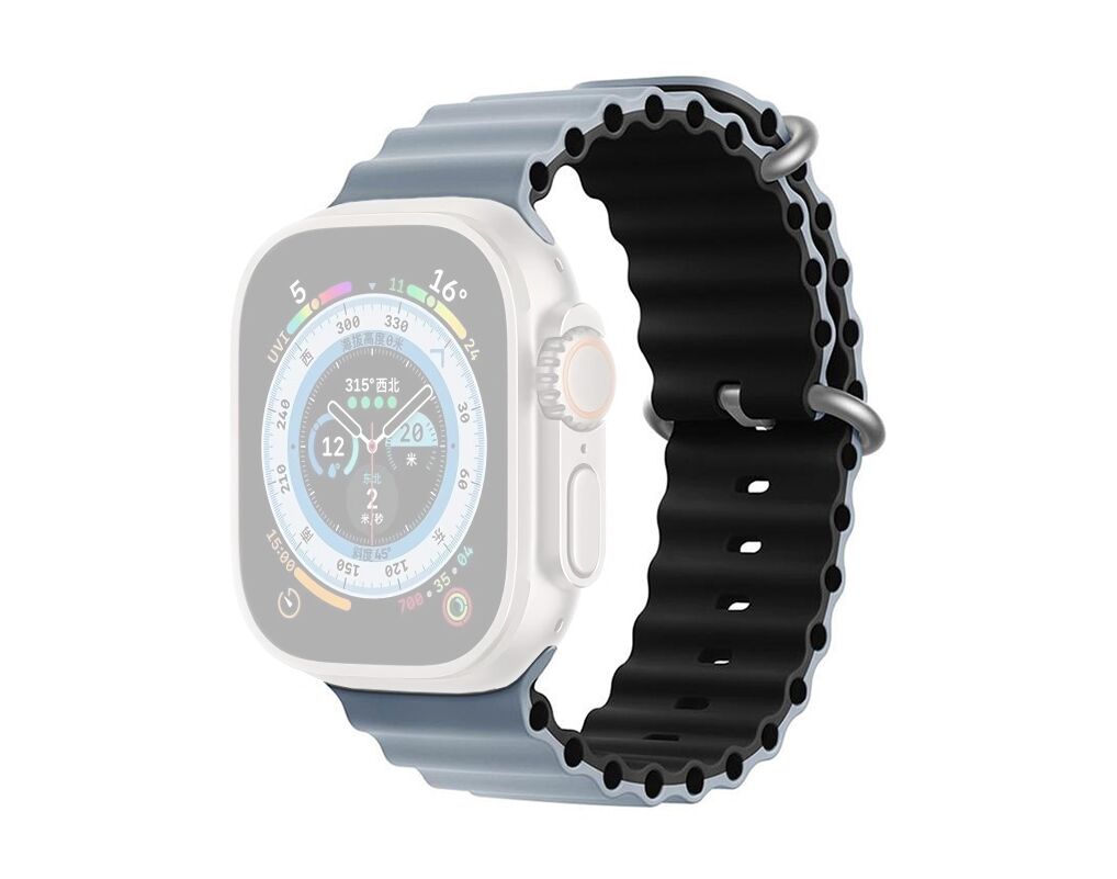 Narukvica Moye Smart Watch Ocean Strap 44/45/49mm Obsidian Mist/ black (crni)