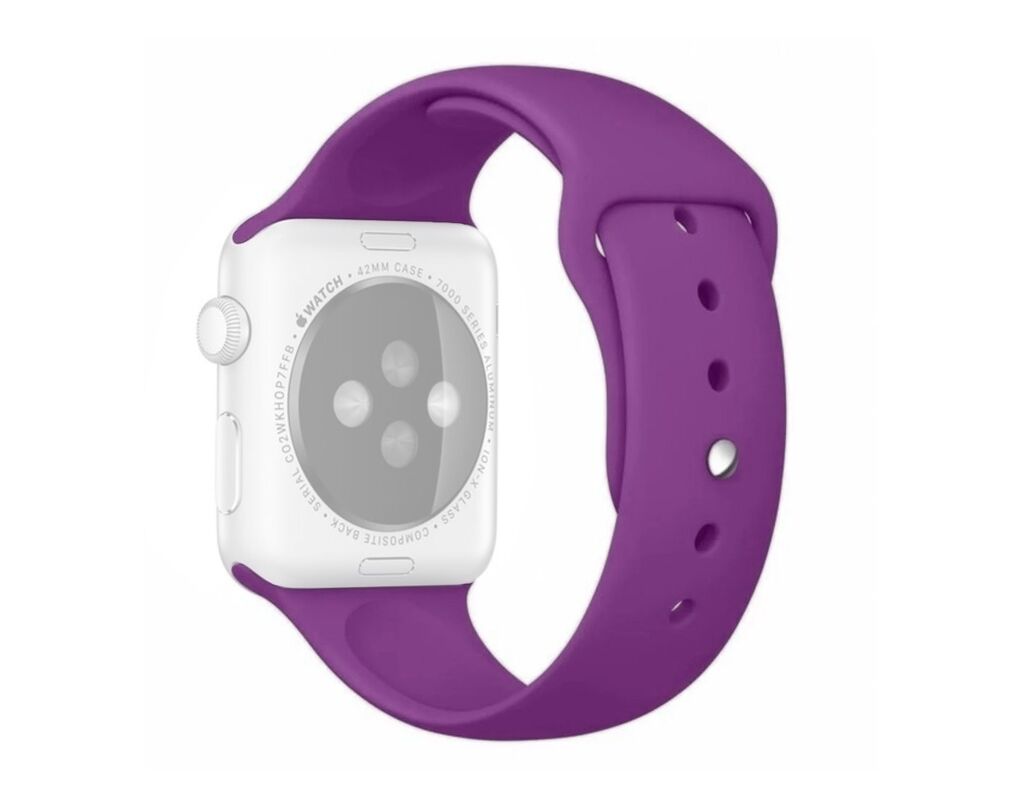 Narukvica Moye Smart Watch Silicone Strap 44/45/49mm Dark Purple