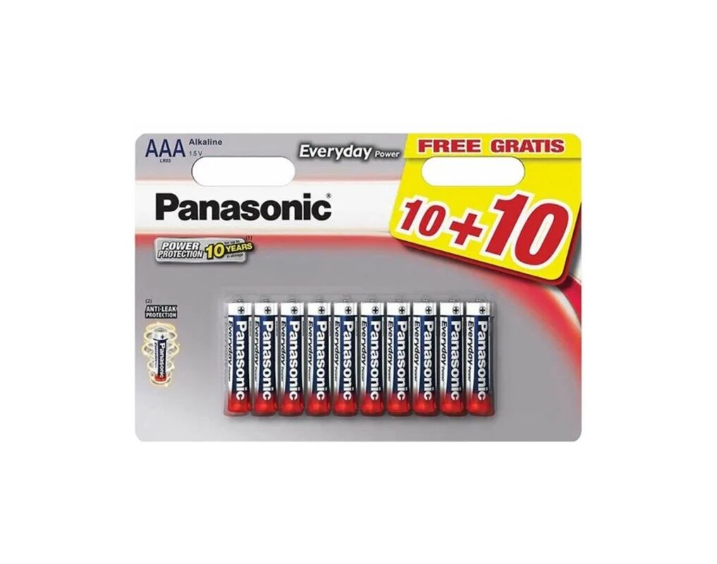 Panasonic baterije LR03EPS/20BW-AAA 20kom Alkalne Everyday