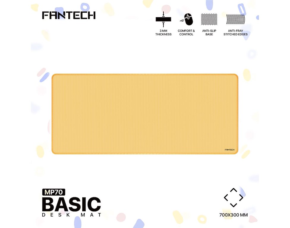 Podloga - mis Fantech MP70 Deskmat zuti