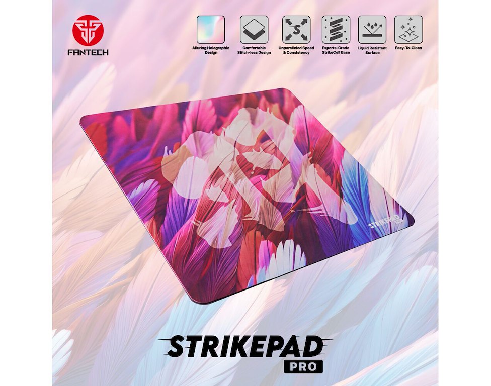 Podloga - mis Fantech MST491P Holographic Strikepad PRO crvena