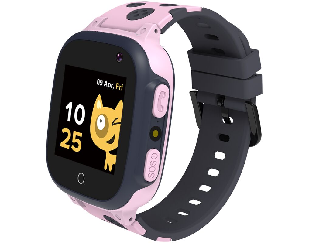 Smart watch CANYON Sandy KW-34, Kids, 1.44", GPS, nano SIM, 32+32MB, GSM, 400mAh, pink