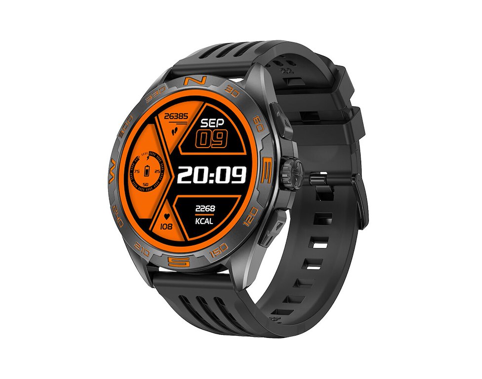 Smart watch DT M1 crni (silikonska narukvica) (MS)