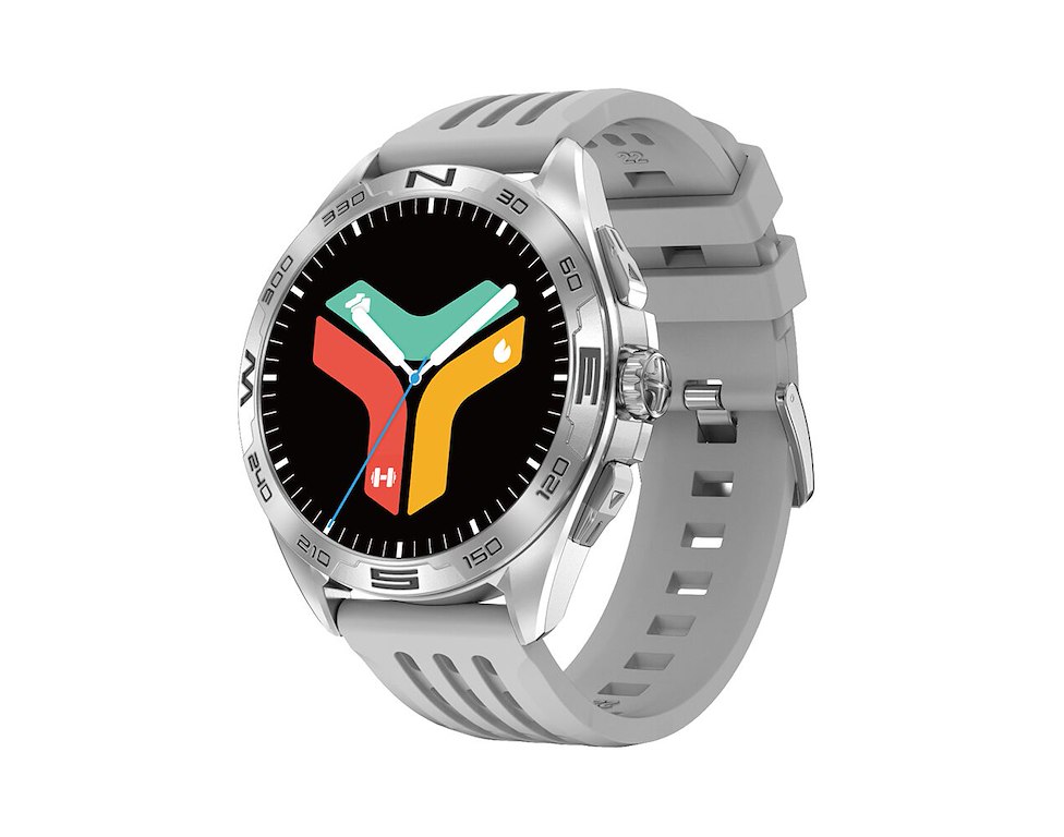 Smart watch DT M1 srebrni (silikonska narukvica) (MS)